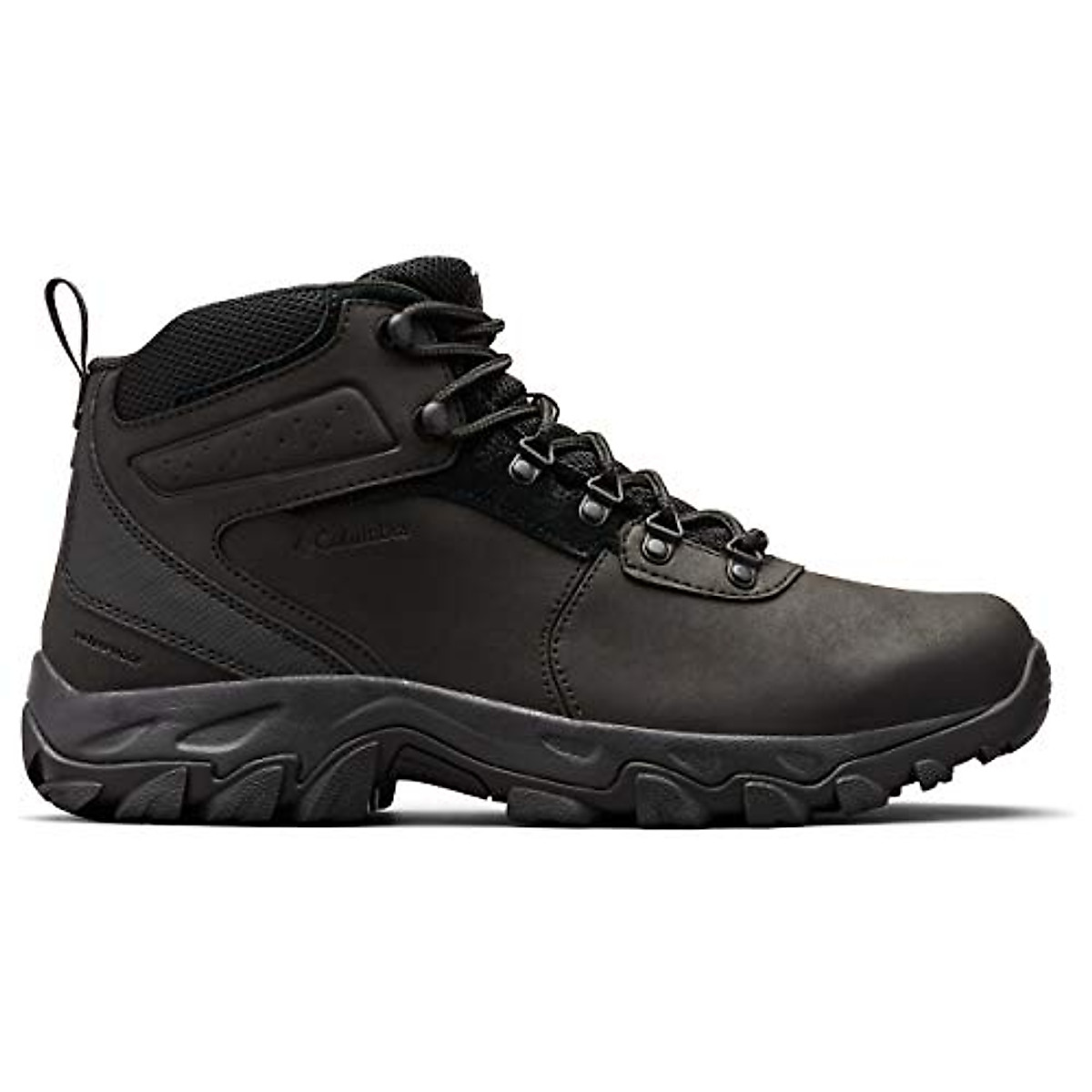 Columbia mens Newton Ridge Plus Ii Waterproof Hiking Boot, Black/Black, 12 US