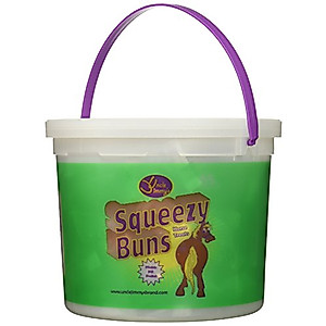 Squeezy Buns Treats for Horses, Approx 65pc - 3lb Tub