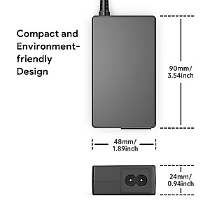 TAIFU 12V 3.33A AC Adapter Charger for Dell 22'' 23'' 24'' Screen LED LCD Monitor S2340Mc S2340M S2440L S2440Lb, S2740L, S2340L, S2240T, S2340T, Parts: ADP-40DD B, PA-1041-71 Power Supply Cord