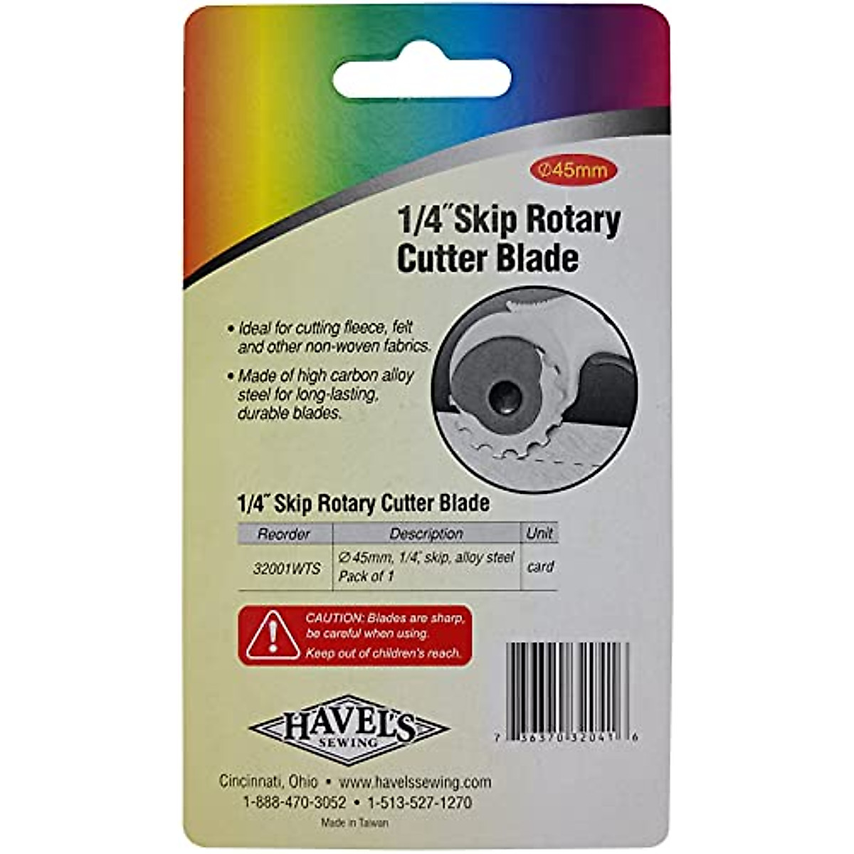 Havel's 32001WTS Wide Skip Rotary Cutter Blade