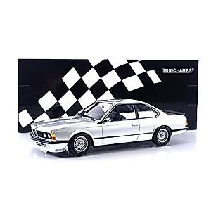 Minichamps 1982 635 CSi Silver Metallic 1/18 Diecast Model Car 155028107