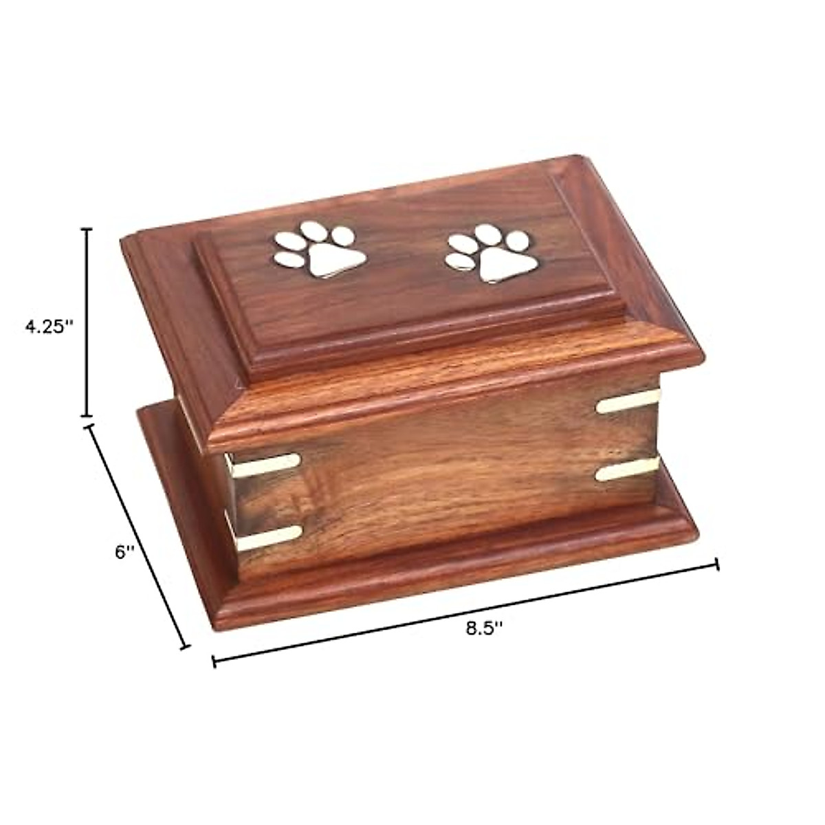 Wooden Urn Box For Pet Ashes | Wood Cremation Urns For Cat and Dog Ashes | Keepsake Urns | Funeral Urns | Handmade Urns | Burial Urns (A)