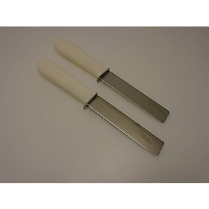 Dexter Set (2) Square Tips 5in Veg Produce Prep Knives Finger Guards Factory Second