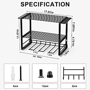 LMAIVE Power Tool Organizer, Tool Organizers and Storage, Drill Holder Wall Mount, Power Tool Organizer Wall Mount, Power Tool Storage Rack, Drill Storage Rack Drill Holder Rack