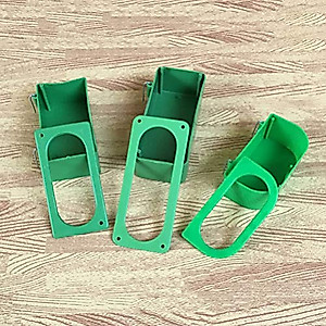 Rabbit Feeder generic 10pcs Hanging Bird Feeder Pigeon Storage Trough Food Dispenser Macaw Chicken Feeding Dish Container for Small Animals Supplies Size S Bird Water Dispenser