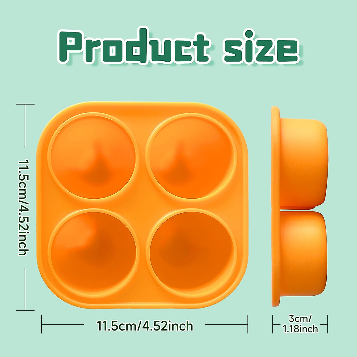 Baitedelai Dog Chew Toys,Treat Tray for Frozen Dog Food,Long-Lasting Durable Fillable Dog Treat Dispensing Dog Toy,Freezable Fillable Rubber Dog Toys with Silicone Treat Tray (Treat Mold)