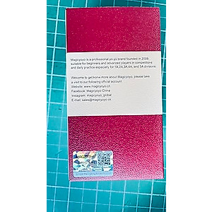 MAGICYOYO K2 Crystal Orange Professional Responsive Yoyo Ball with Yo Yo Bag+ Yo-yo Glove+ 12 Yoyos Strings Kit, Plastic Yo-yos