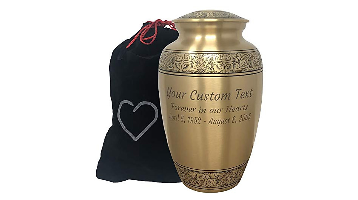Momentful Life Bronze Cremation Urn - Personalized Memorial