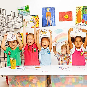 250 Pieces 100 Days of School Stickers，5 Color 100th Day Smarter Motivational Stickers Labels for Educational and Learning Activities School Home Party, Colorful 100th Day Stickers for Kids