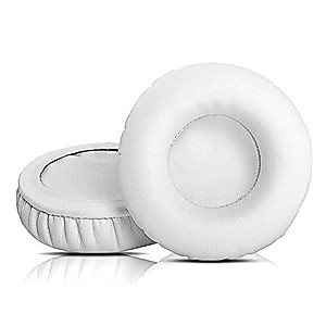 YDYBZB Earpads Cushion Ear Pads Pillow Replacement Compatible with House of Marley Positive Vibration 1 Headphones White
