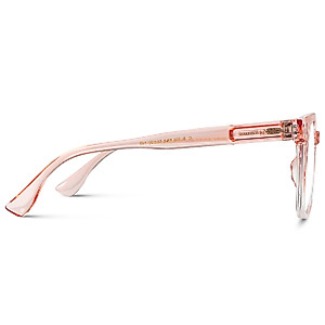 WearMe Pro - Square Oversized Women Elegant Classic Blue Light Screen Glasses (Blaze Tortoise)