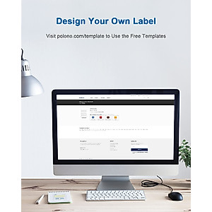 Mailing Address Labels, 1" x 2-5/8" Shipping Address Labels for Inkjet & Laser Printers, 750 Blank POLONO Address Labels Compatible with Avery 5160, 8160 Labels, FBA and SKU Labels, Easy to Peel