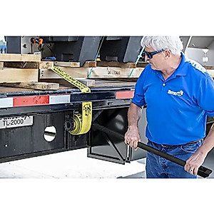 Buyers Products 1903065 Combination Winch Bar, 40" Black Powder Coated Carbon Steel, Designed for Use with Steel Trailer Winches