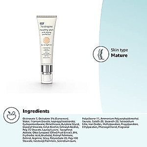 Neutrogena Healthy Skin Anti-Aging Perfector Tinted Facial Moisturizer and Retinol Treatment with Broad Spectrum SPF 20 Sunscreen with Titanium Dioxide, 20 Fair to Light, 1 fl. oz