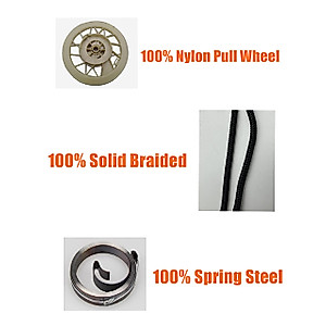 YAMAKATO Pull Start Assembly for Generac 0J08074SRV 0J08071SRV 0K68130112 0J08070SRV 0K84300188 0K40510117 196cc 208cc 212cc Pull Cord Rope Recoil Startr