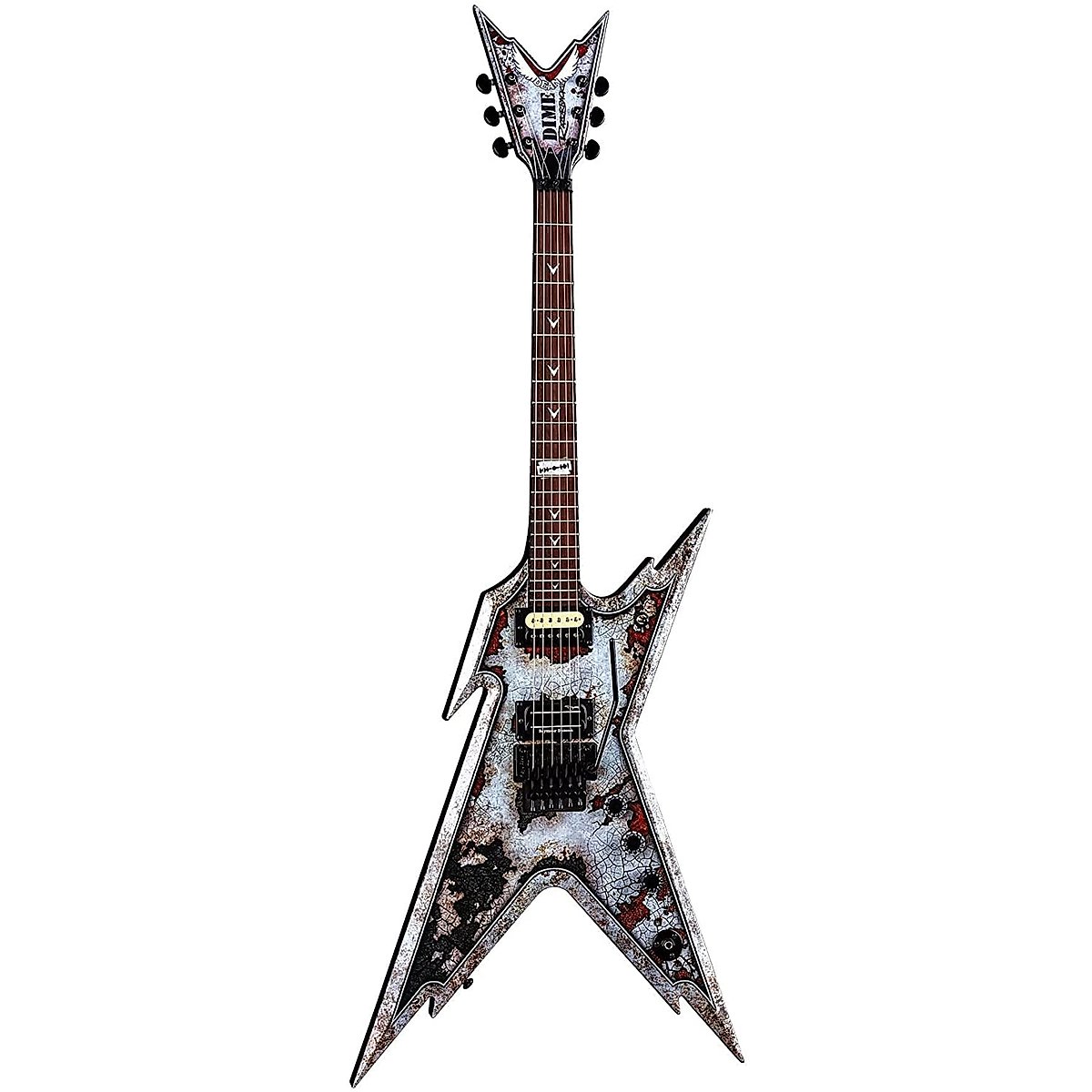 Dean Razorback Rust Electric Guitar with Case Custom Graphic, RZR RUST