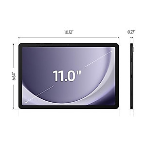 Samsung Galaxy Tab A9+ Tablet 11” 64GB Android Tablet, Big Screen, Quad Speakers, Upgraded Chipset, Multi Window Display, Slim, Light, Durable Design, US Version, 2024, Graphite