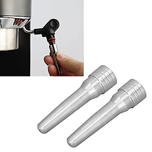 2Pcs Coffee Machine Steam Nozzle,Stainless Steel Coffee Machine Steam Nozzle Stainless Steel Milk Foam Steam Nozzle Suitable for Home Kitchen Cafe Milk Tea Shop