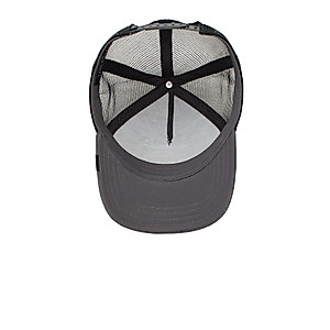 Goorin Bros. The Farm Unisex Original Adjustable Snapback Trucker Hat, Charcoal (The Boss), One Size