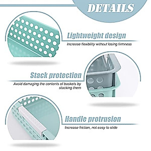 Turn in Trays Classroom, 4Pcs Paper Trays for Classroom, Book Baskets for Library, Drawers, Office, Home
