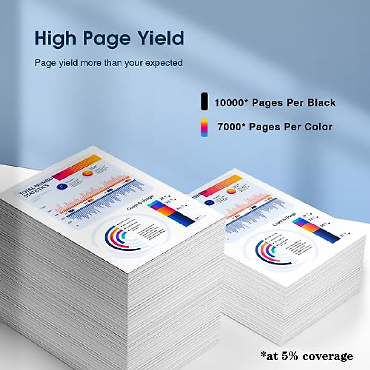 Clorisun 972X 972 Compatible Ink Cartridge for HP 972X 972 972A PageWide Pro 477DW 577DW 377DW 452DW 477DN 452DN 552DW Printer(Black Cyan Magenta Yellow 4-Pack)