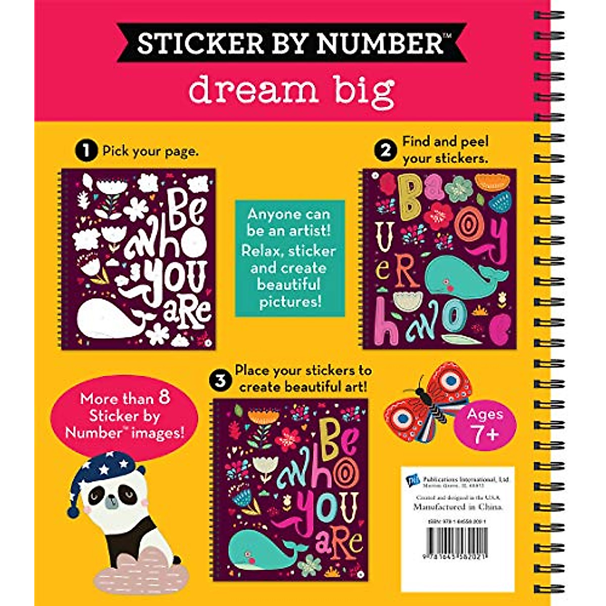Brain Games - Sticker by Number: Dream Big