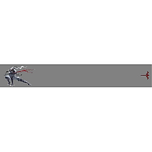 White Water Archery Laminated Solid Gray Ninja Arrow Wraps 15 Pc Pack Choose Length Width (7, 1.12)