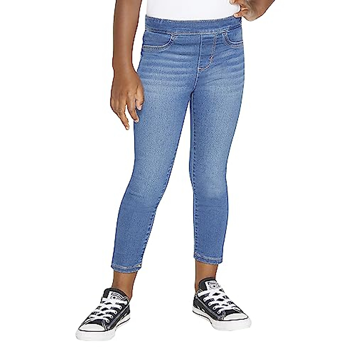 Levi's Girls' Big Skinny Fit Pull On Jeggings, Sweetwater, 14