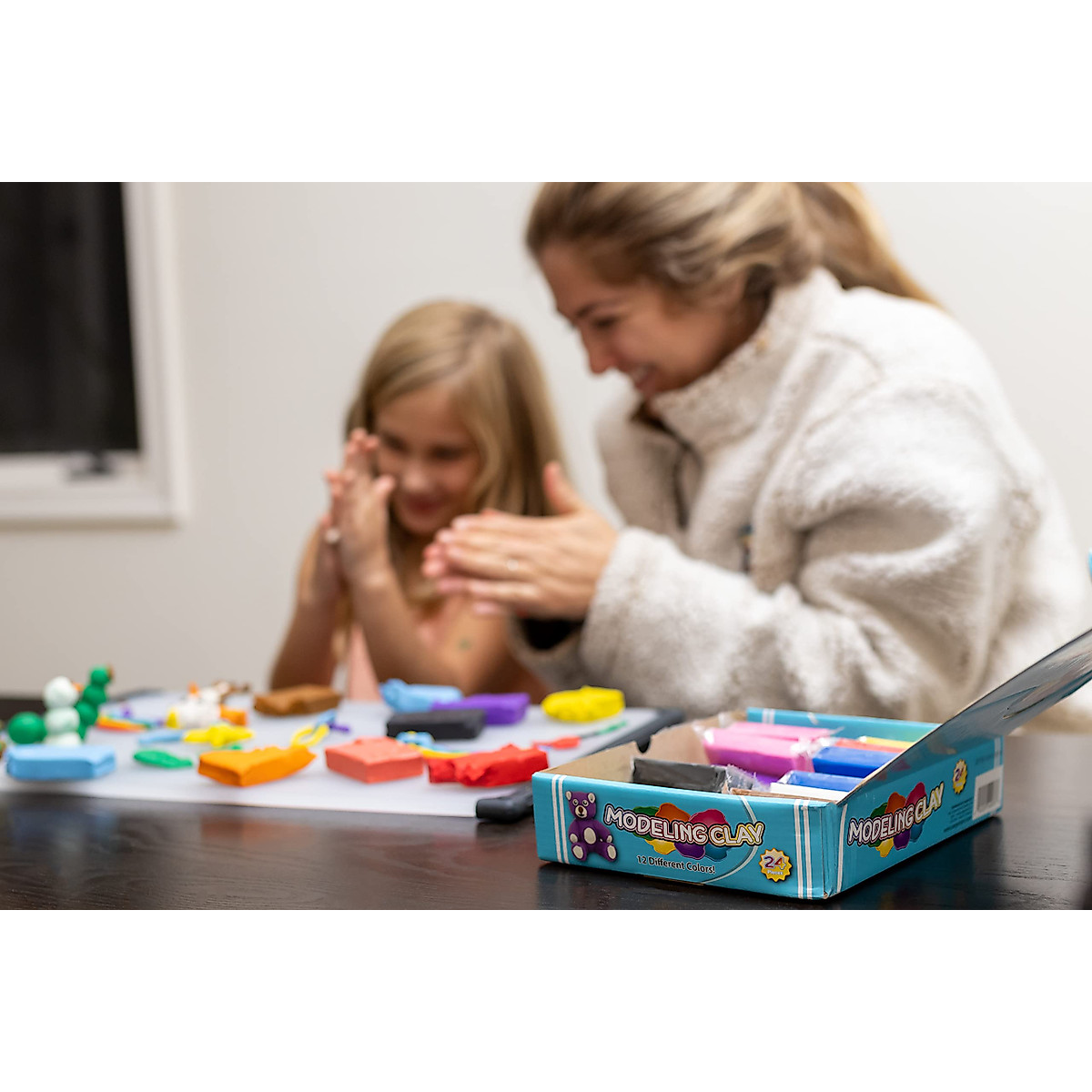 Sargent Art 24ct Class Pack Modeling Clay, Assorted 24 Pack, Non-Hardening