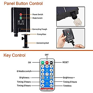 ICRGB Solar Rope Lights Outdoor, 66FT 200 LED Christmas Lights Outdoor Waterproof 8 Modes Garden Backyard Solar Lights Decorative for Patio Porch Tree Christmas Wedding Halloween Pool…