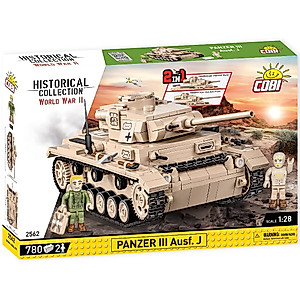 BRICKCOMPLETE COBI Set of 2: 2569 M4A3 Sherman & T34 Calliope - Executive Editon & 2562 Panzer III AUSF.J