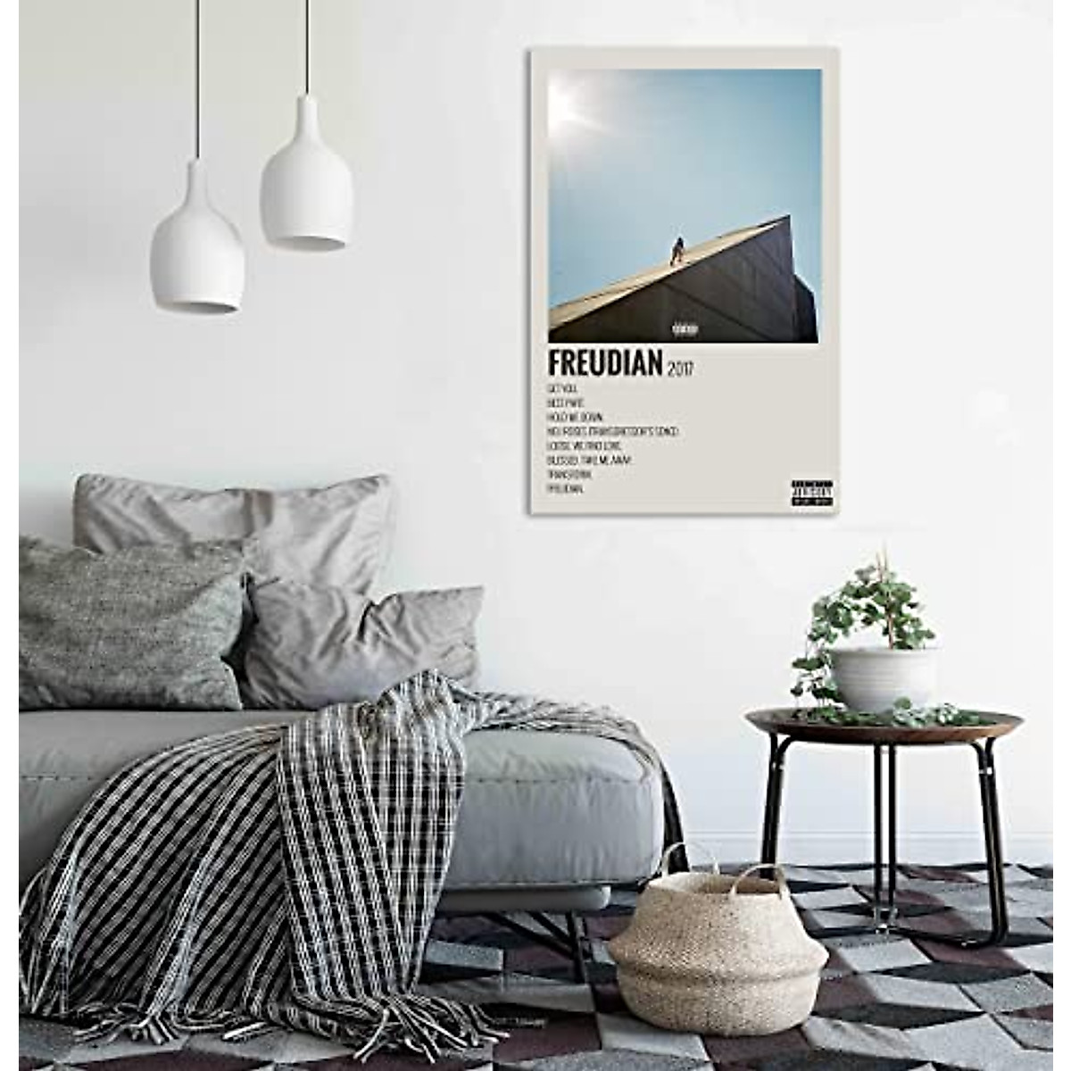 Aorozhi Daniel Caesar Poster Music Album Cover Poster Canvas Art Wall Pictures for Modern Office Decor Prints 12" x 18" Unframed
