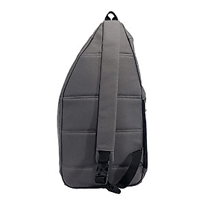 Carhartt Mono Sling Backpack, Unisex Crossbody Bag for Travel and Hiking, Grey