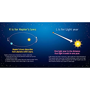 ABCs of Space: Explore Astronomy, Space, and our Solar System with this Essential STEM Board Book for Kids (Science Gifts for Kids) (Baby University)