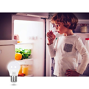 Vgogfly LED Refrigerator Light Bulb 40W Equivalent 120V A15 Fridge Waterproof Bulbs 5 W Daylight White 5000K E26 Medium Base Freezer Ceiling Home Lighting Lamp Non-dimmable(1 Pack)