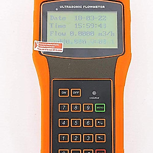 HFBTE TUF-2000H+TM-1 Ultrasonic Flow Meters Flowmeter DN50~700mm 1.97-27.56in with TM-1 Standard Medium Transducer