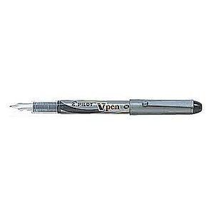 Pilot V Pen (Varsity) Disposable Fountain Pens, Black Ink, Small Point Value Set of 5（with Our Shop Original Product Description）