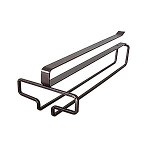 GVISAY Wine Glass Rack High-Footed Wine Glass Rack Upside-Down Free Punch Red Wine Glass Rack Kitchen Hanging Rack (Color : Black, Size : One Size)