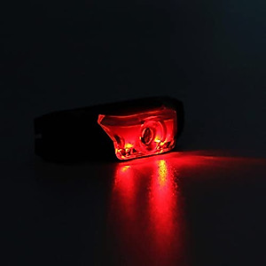 ICOBES Headlamp Mini Head Lamp 4 Modes Waterproof White+2*LED Red Flashlight Headlight Headlamp Torch Lanterna