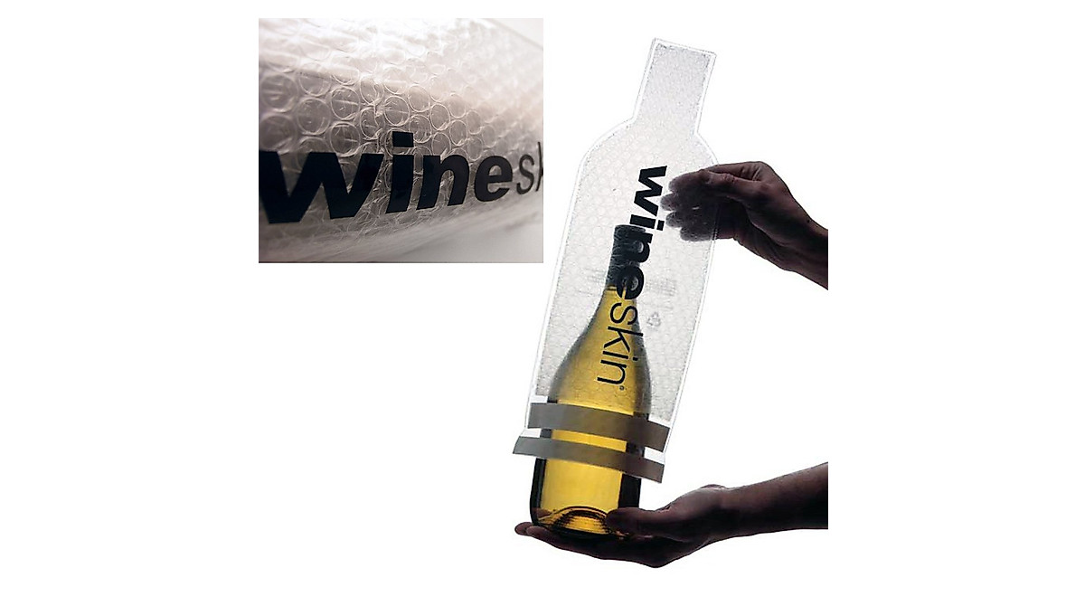 WineSkin Bag 2-Pack - Leak-Resistant Bottle Transport Solution