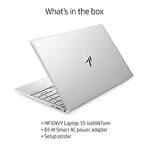 2022 Newest HP Envy 13.3" FHD Laptop Computer for Business & Student, Intel 11th Gen Core i5-1135G7 up to 4.2GHz, 8GB RAM, 256GB PCle SSD, Fingerprint Reader, Backlit Keyboard, Win 10, w/ Accessories