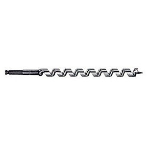 Irwin Tools 48211 Impact Wrench Utility Pole Auger Bits, 7/16" Shank, 11/16" Diameter, 24" Total Length, Single