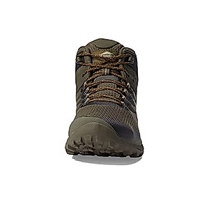 Merrell Men's Nova 3 Tactical Mid Waterproof Military Boot, Dark Olive, 11