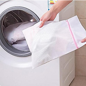 Mesh Laundry Bags, YAWALL 16 X 20 Inches Set of 2 Large Wash Bags, Honeycomb Mesh Laundry Washing Bags