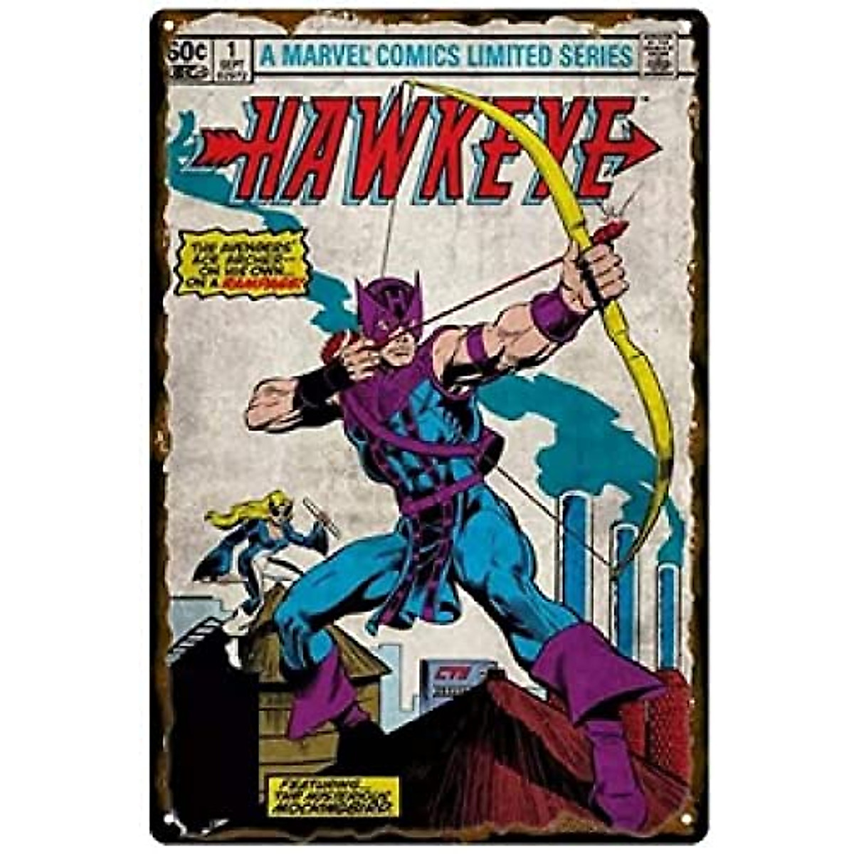 GCOCL Movie Metal Tin Sign Painting for Bars Plaque Poster for Cafe Bar Pub Wall Decor Cave Signs Art Nostalgic Tin Sign Decor 8X12in