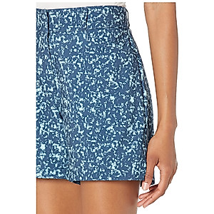 adidas Golf Women's 5-inch Printed Primegreen Golf Short, Navy, 12