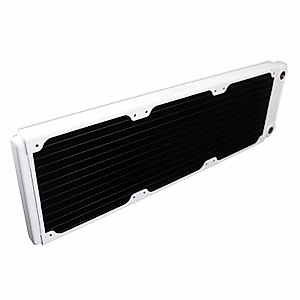 XSPC TX360 Ultra Thin Radiator, 120mm x 3, Triple Fan, White