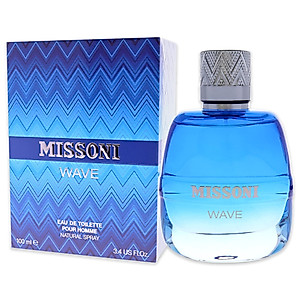 Missoni Missoni Wave Men EDT Spray, 3.4 Fl Oz (Pack of 1)