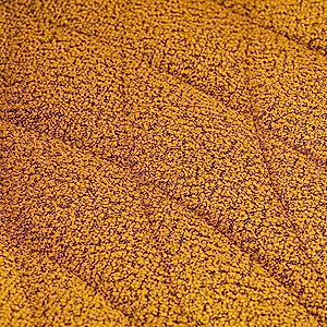 Kidol & Shellder Bar Stools Barstools for Kitchen Island Counter Stools Swivel Height Bar Stool Bar Chair Adjustable Soft Thicked Teddy Velvet 3 Mins Quick Assembly Lold up to 300 lbs(1 Piece,Yellow)