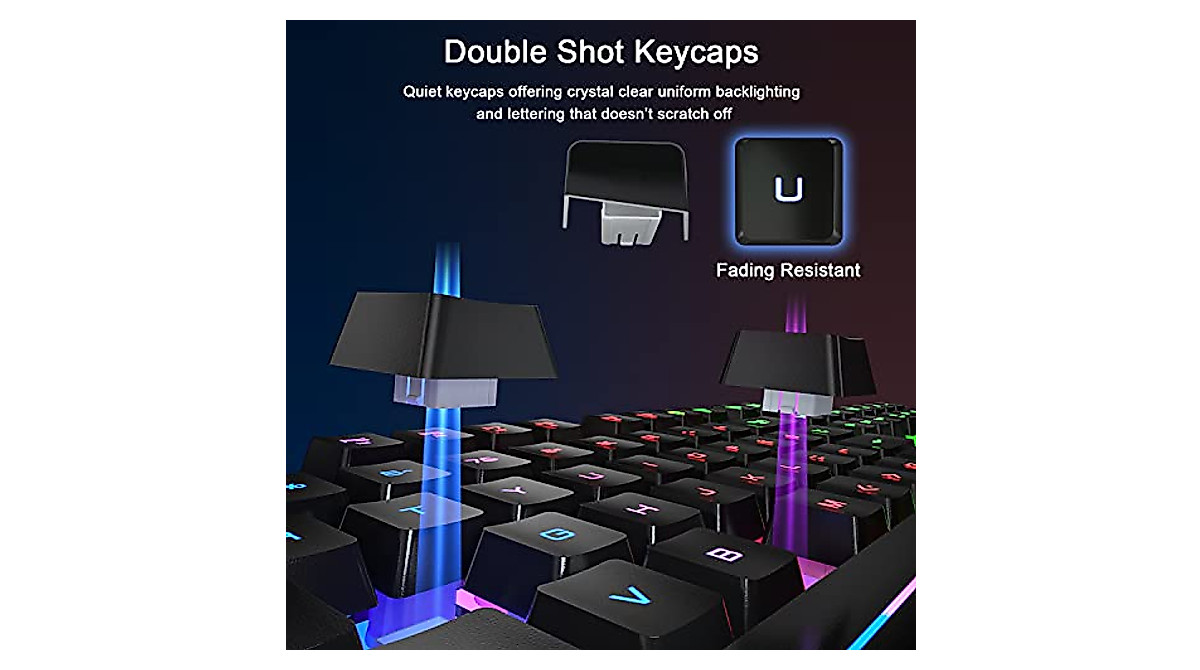 MFTEK RGB Gaming Keyboard and Mouse Combo - Enhance Your Game